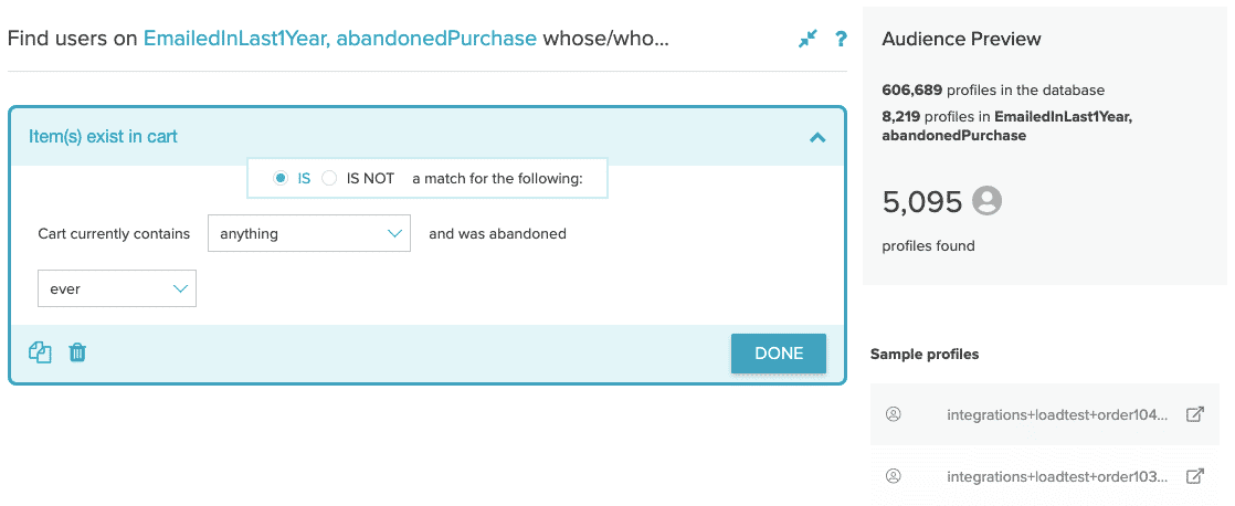 Preview Your Audiences in Audience Builder - Sailthru Documentation