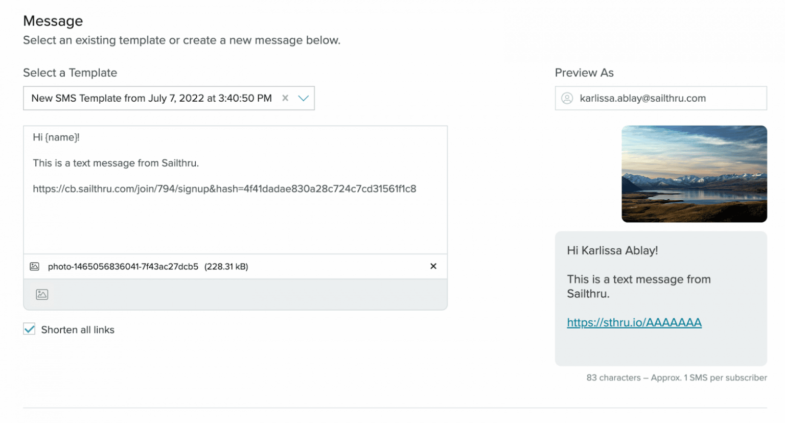Send MMS with Sailthru SMS - Sailthru Documentation